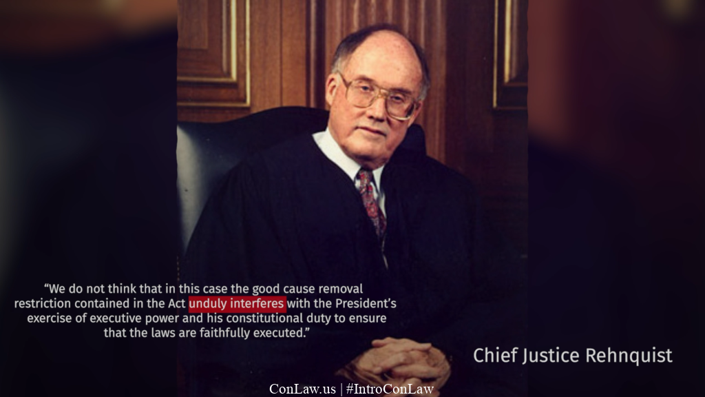An Introduction to Constitutional Law » Morrison v. Olson